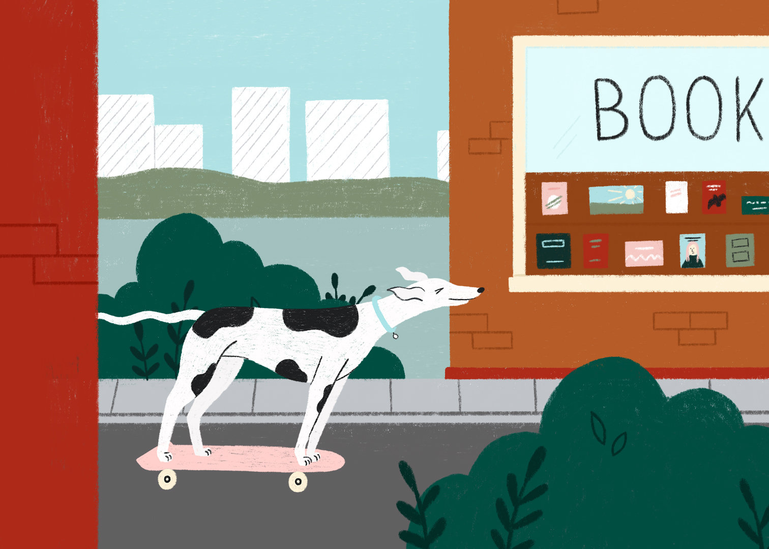 Greyhound Skateboarding Animation Process – Kaila Elders
